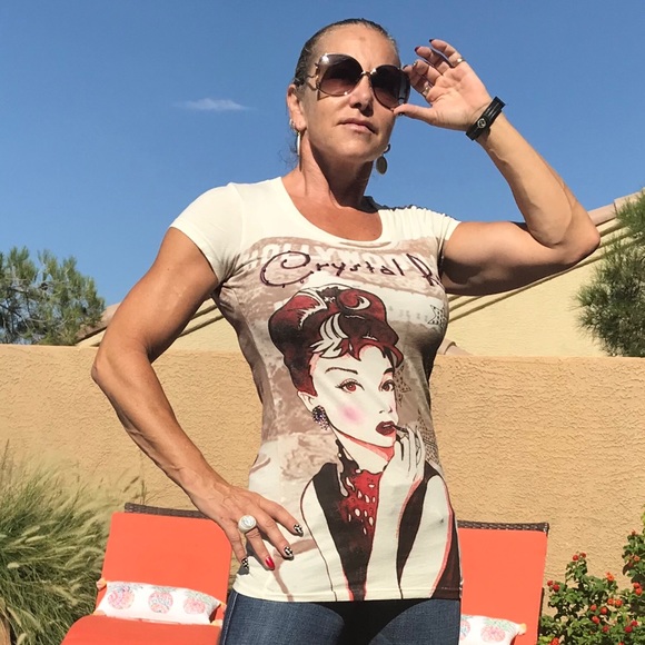 Christian Audigier | Tops | Crystal Rock Limited Edition T Shirt | Poshmark